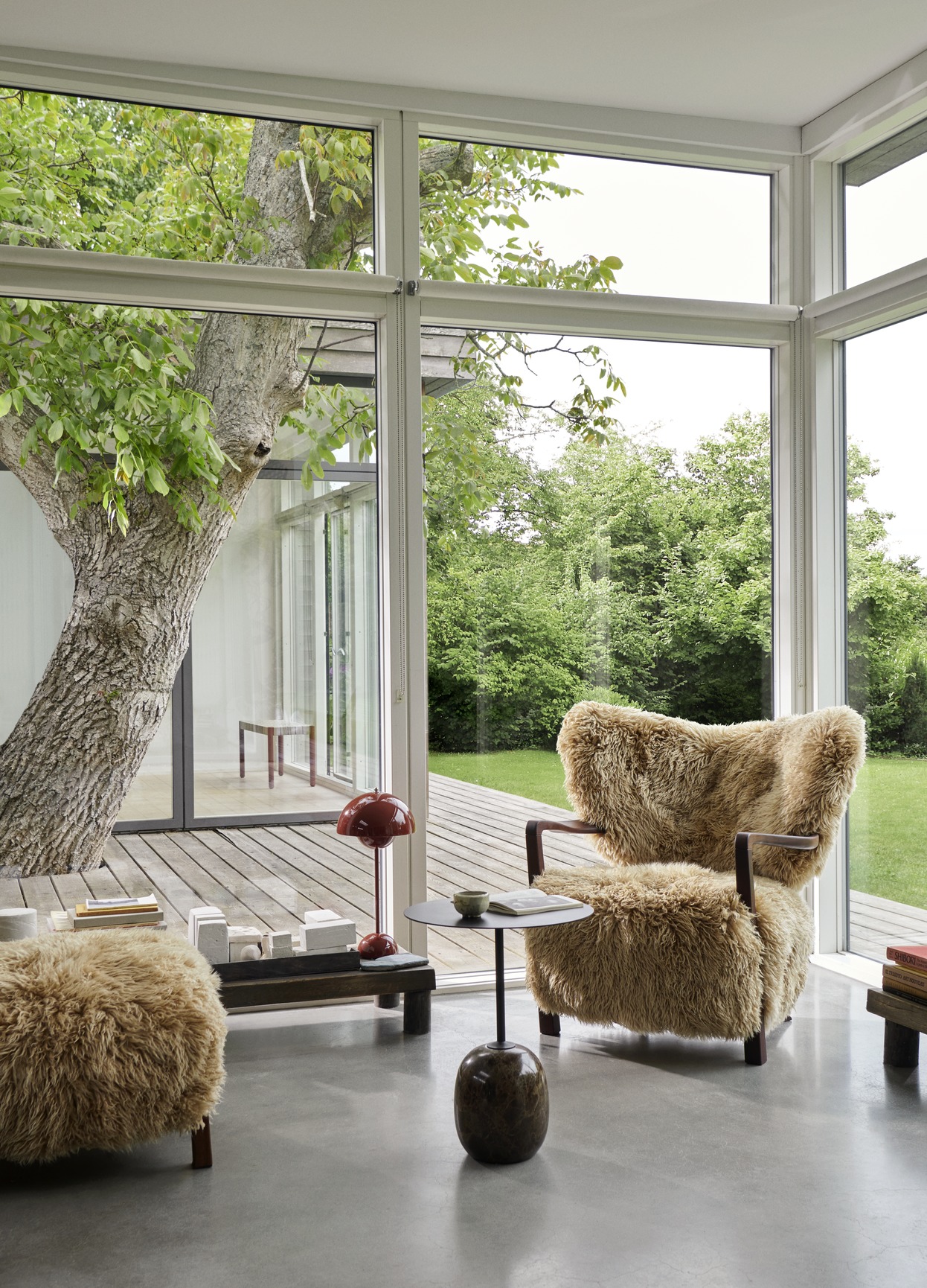 Nine United-Wulff Lounge Chair ATD2 & Wulff Pouf ATD3